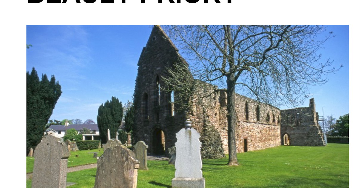 Beauly Priory Statement of Significance | Hist Env Scotland | History