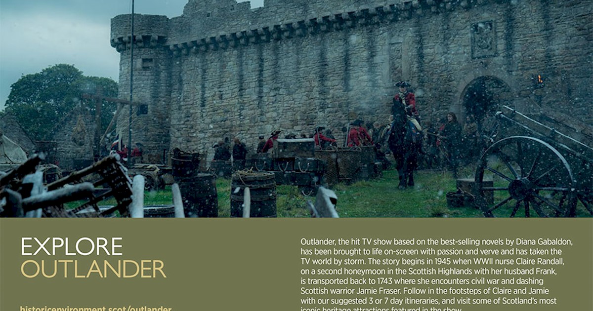 Outlander TV Series: Visitor Leaflet | Historic Environment Scotland