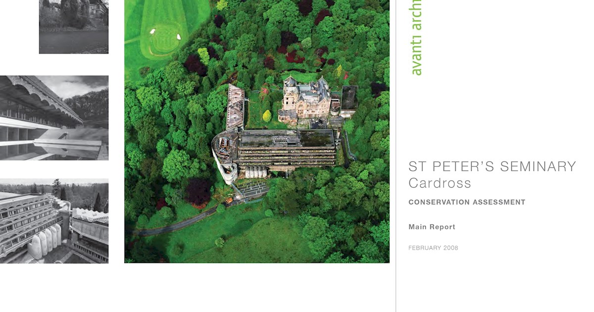 St Peter's Seminary, Cardross | Historic Environment Scotland